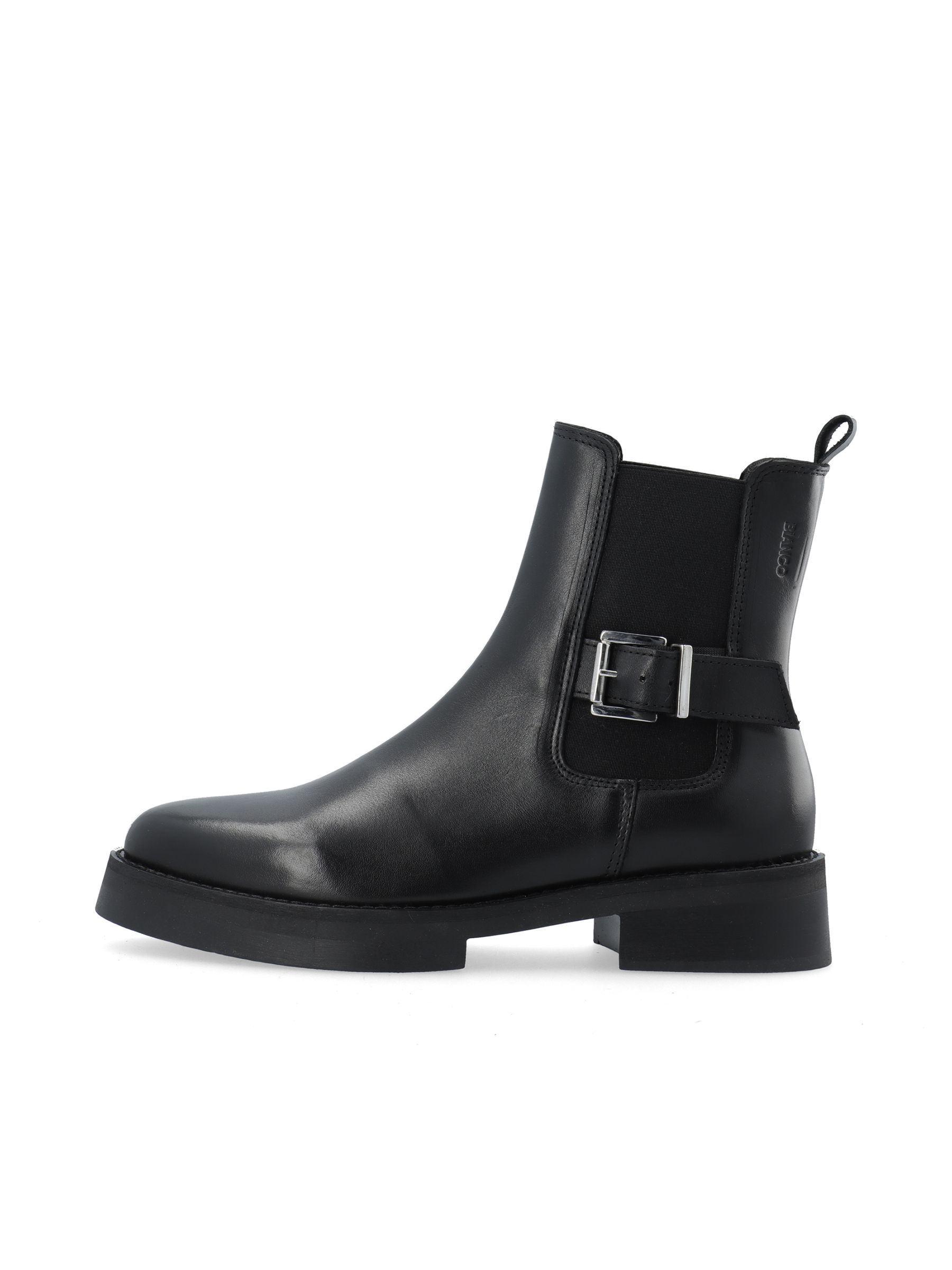 Black BIAPANAMA BUCKLE BOOTS | Bianco®