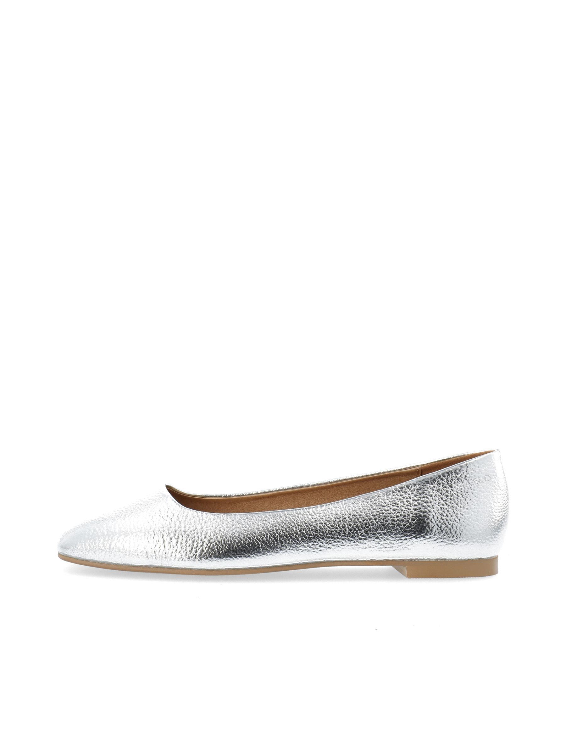 Silver BIAMARRY BALLET FLATS | Bianco®